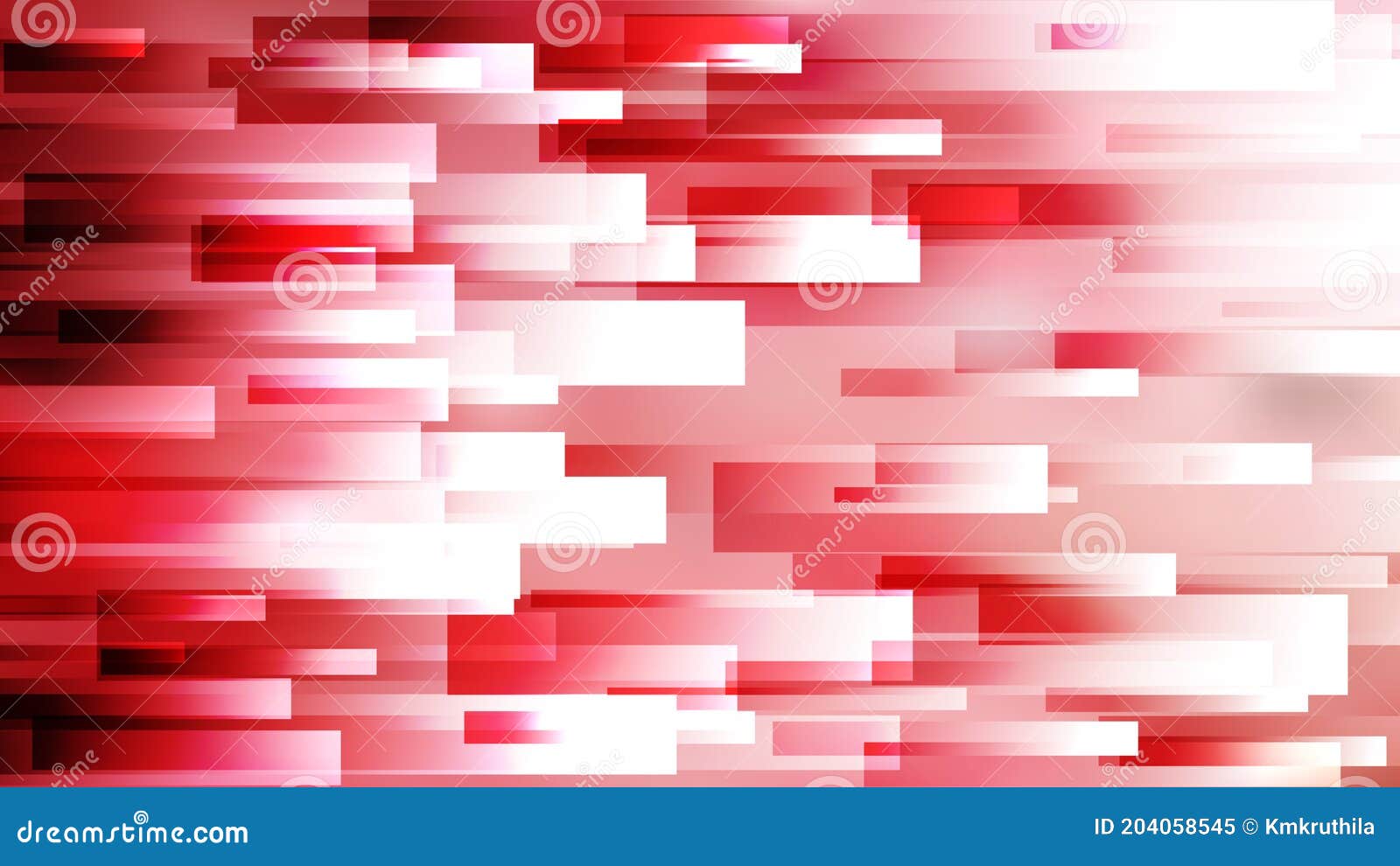 Abstract Red and White Horizontal Lines and Stripes Background Vector ...