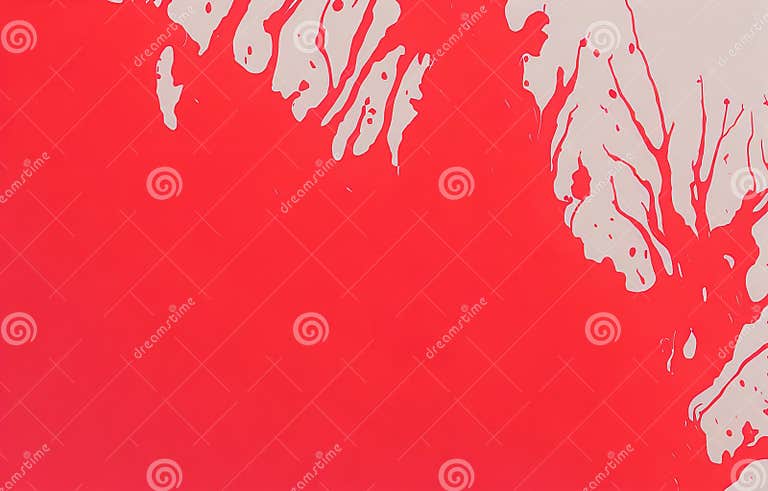 Abstract Red and White Ink Splashes: a Dynamic Composition Stock ...