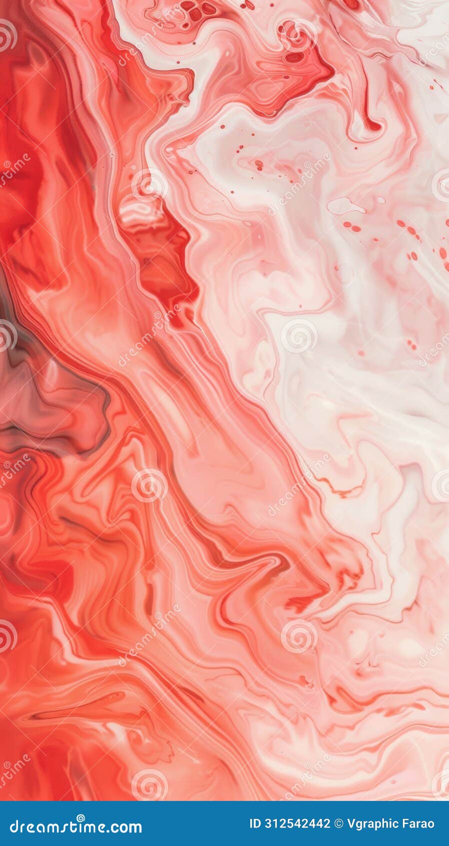 Abstract Red and White Marble Pattern Stock Photo - Image of white ...