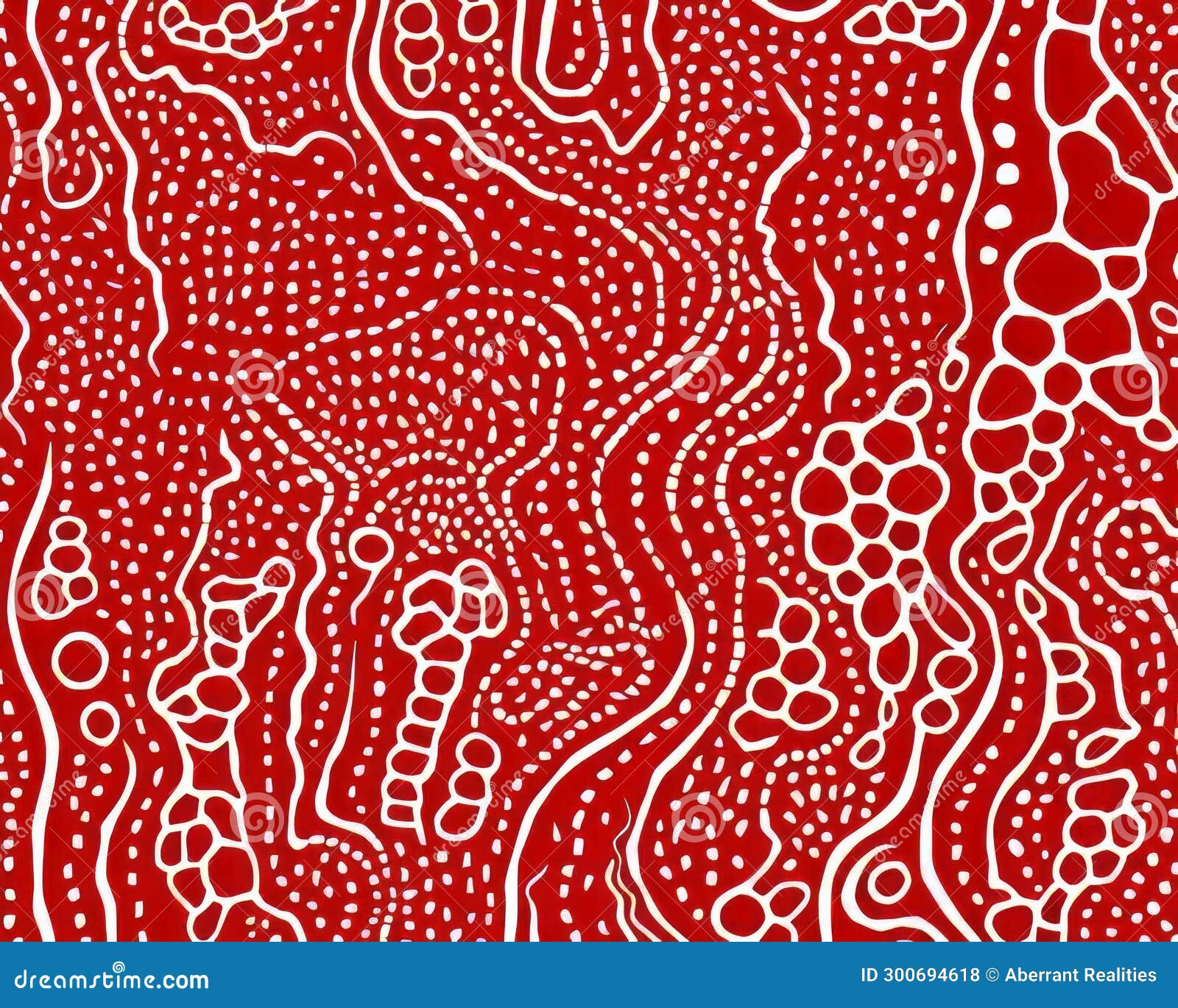 An Abstract Red and White Pattern Stock Illustration - Illustration of ...