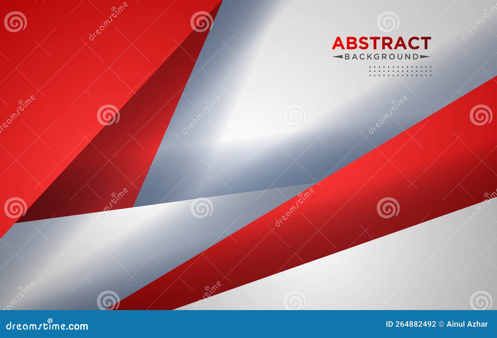 Abstract Red and White Triangle Overlapping Layers Geometric Background ...