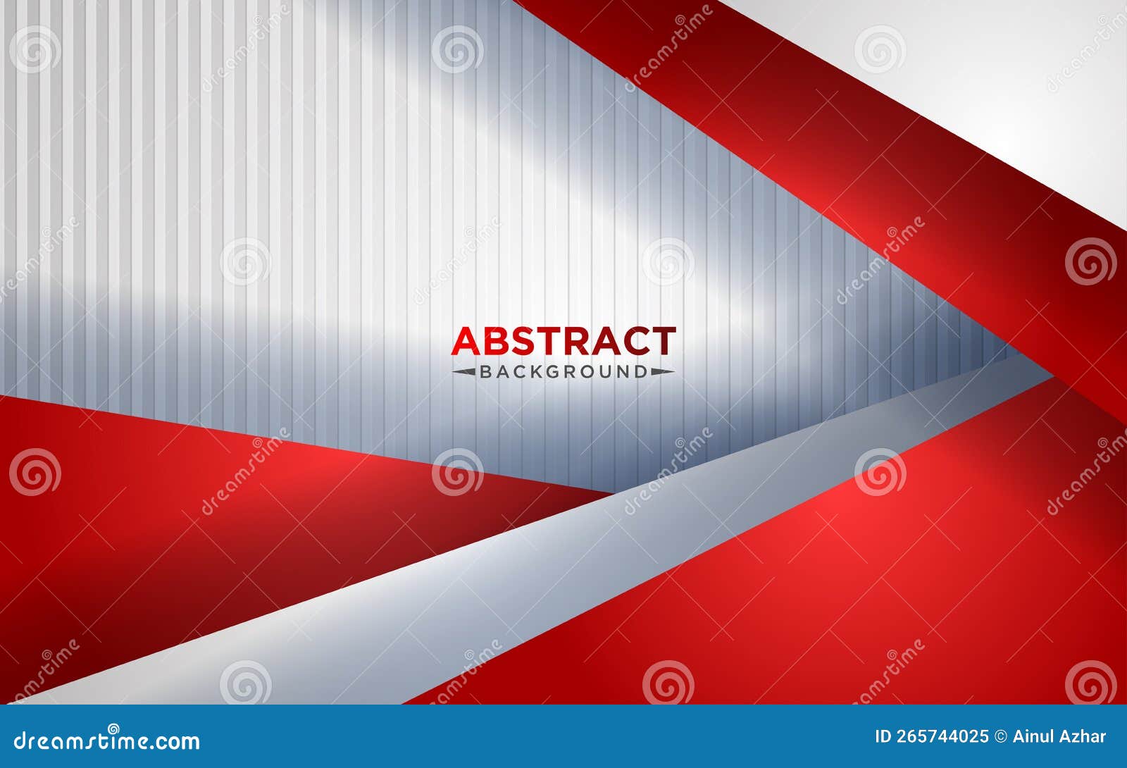 Abstract Red and White Triangle Overlapping Layers Geometric Background ...