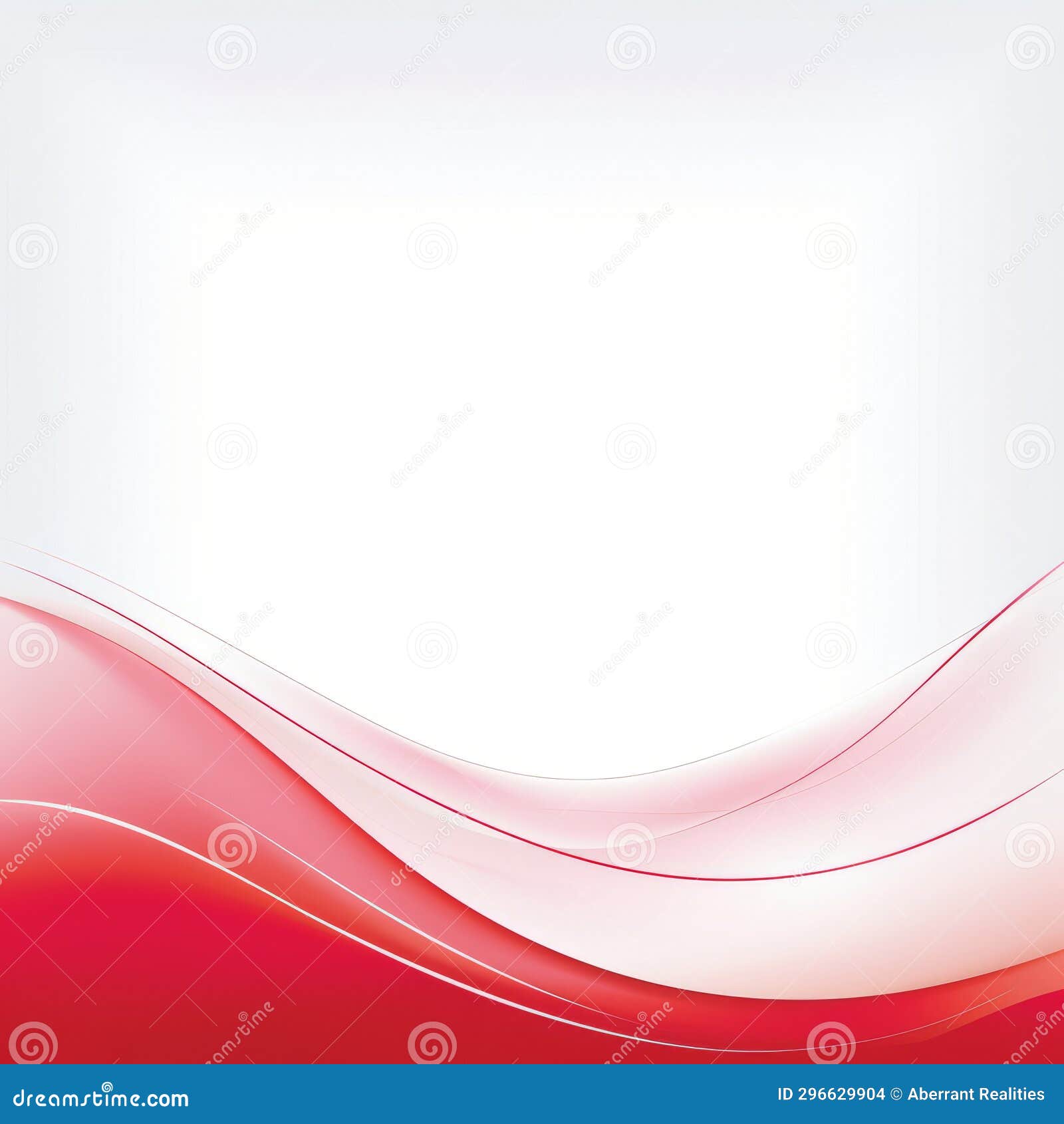Abstract Red and White Wave Background Stock Illustration ...