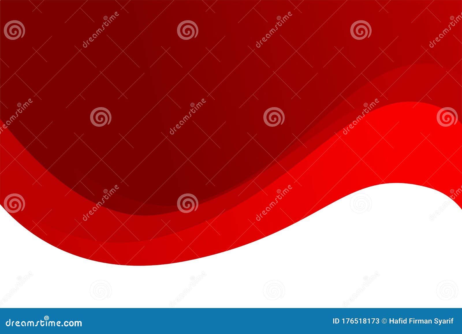 Abstract Red White Wave Background Design Stock Vector - Illustration ...