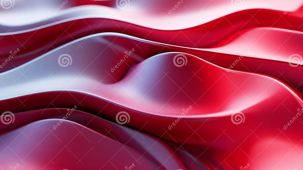 Abstract Red and White Waves Background Texture Stock Illustration ...