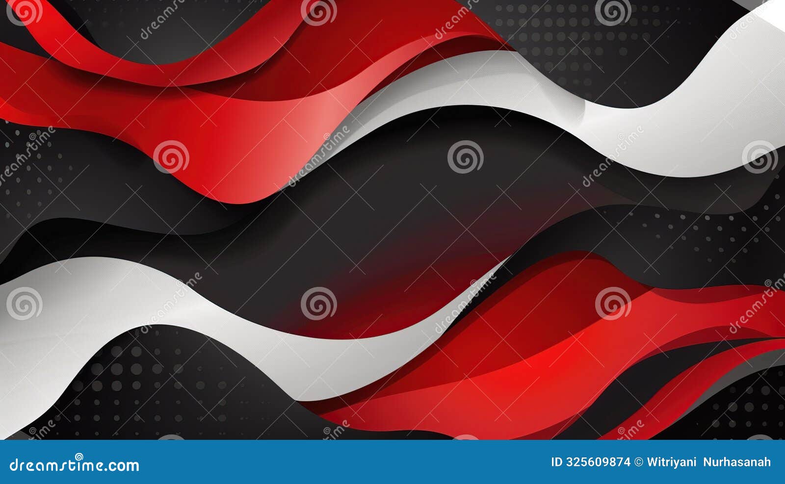 Abstract Red and White Wavy Background Stock Illustration ...