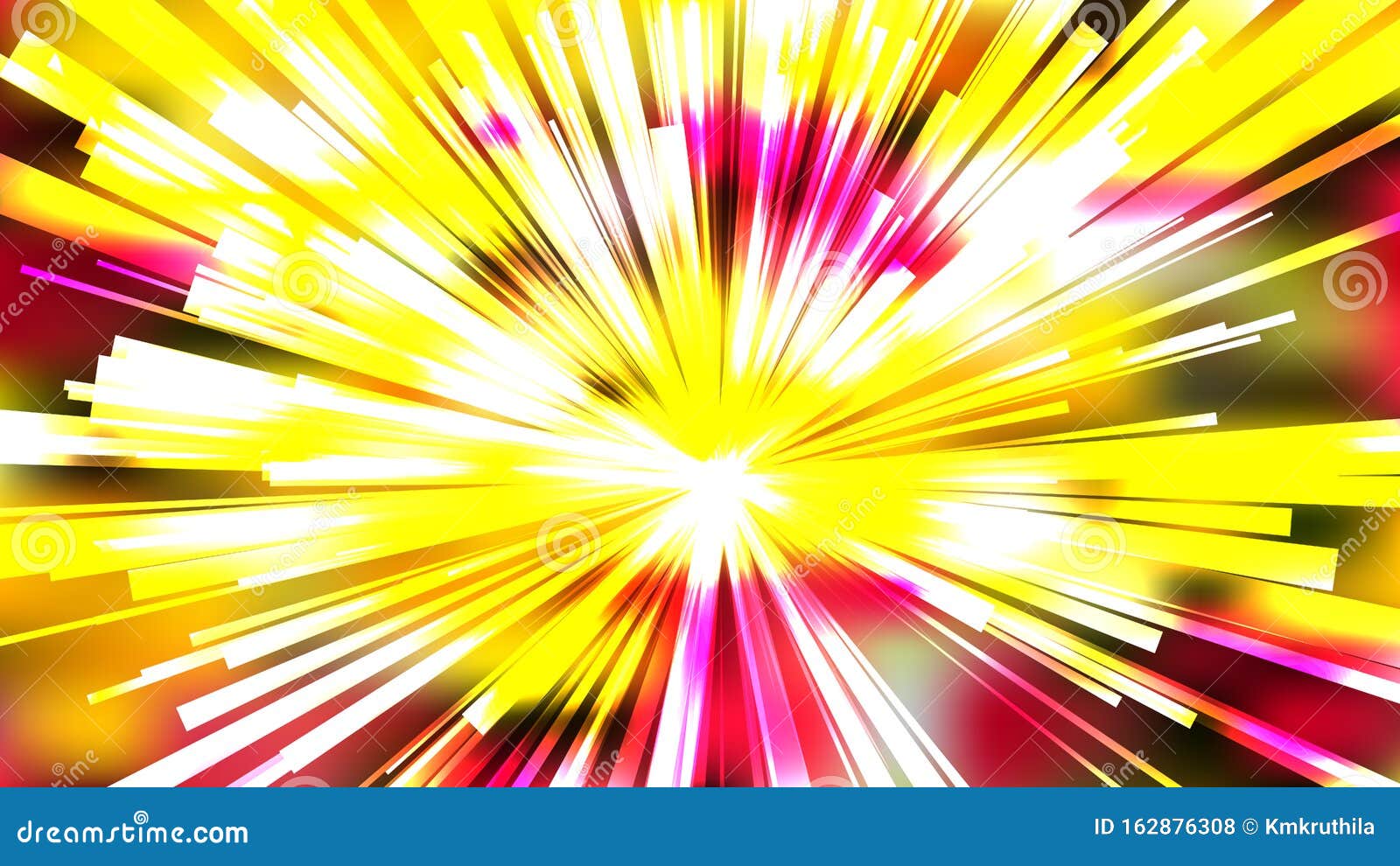 Abstract Red White and Yellow Starburst Background Graphic Stock Vector ...