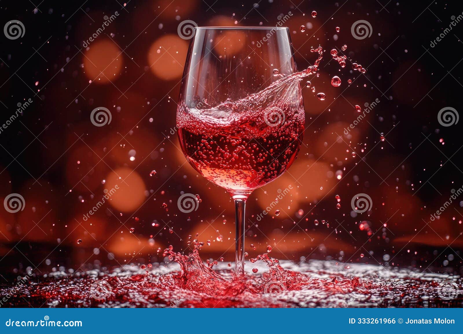 Abstract Red Wine Splashing in Glass: Artistic Liquid Motion Stock ...