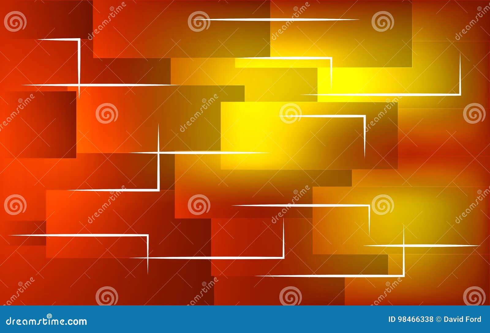 Abstract Red Yellow Background Stock Illustration - Illustration of ...