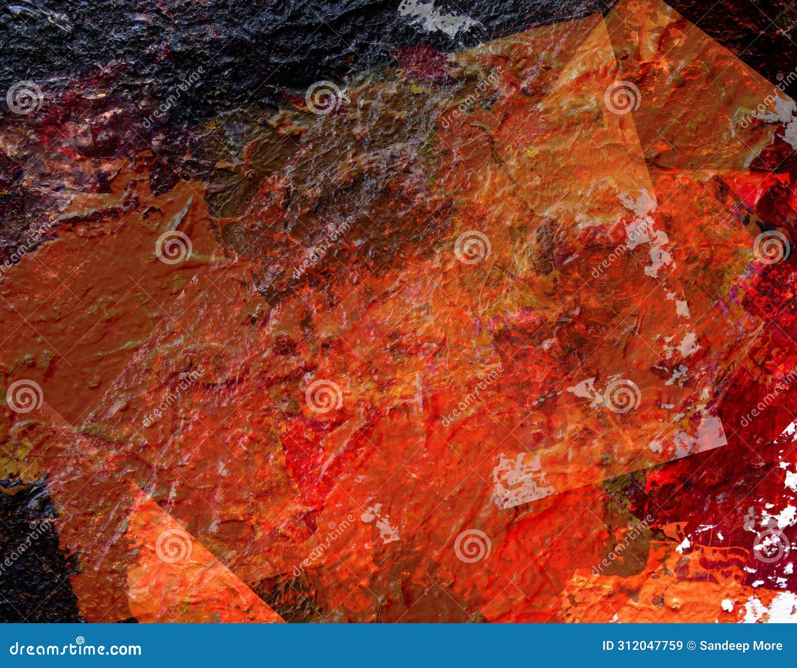 Abstract Red and Yellow and Black Background with Textured Transparent ...