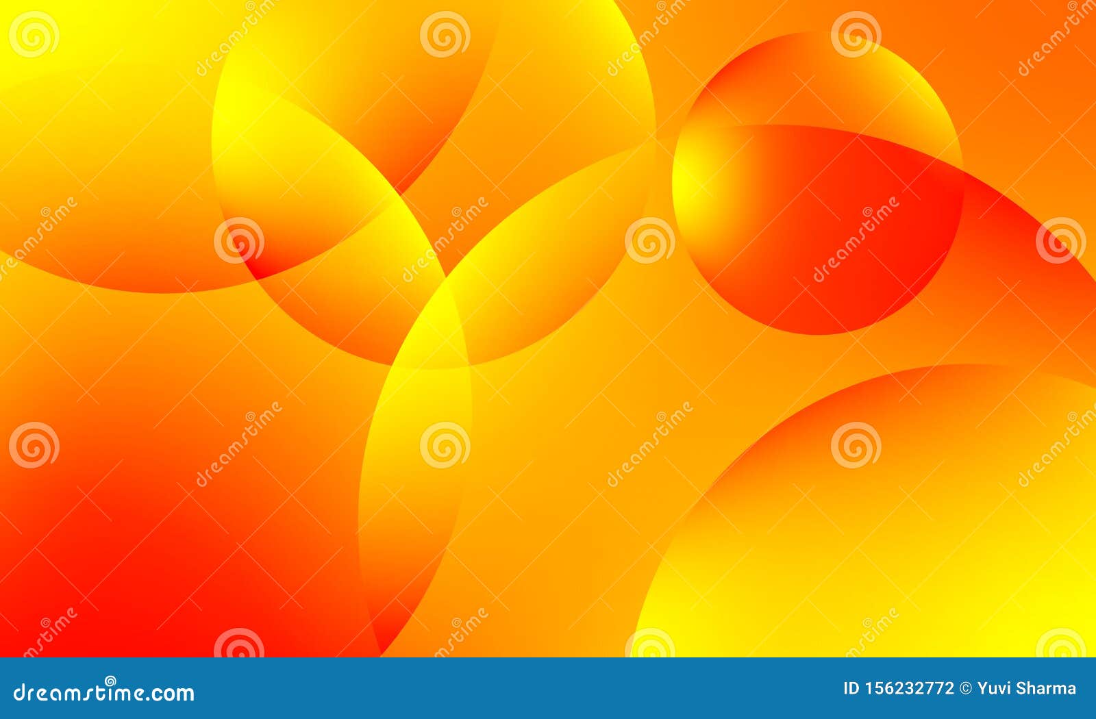 Abstract Red and Yellow Circle Background. Vector Illustration. Stock ...