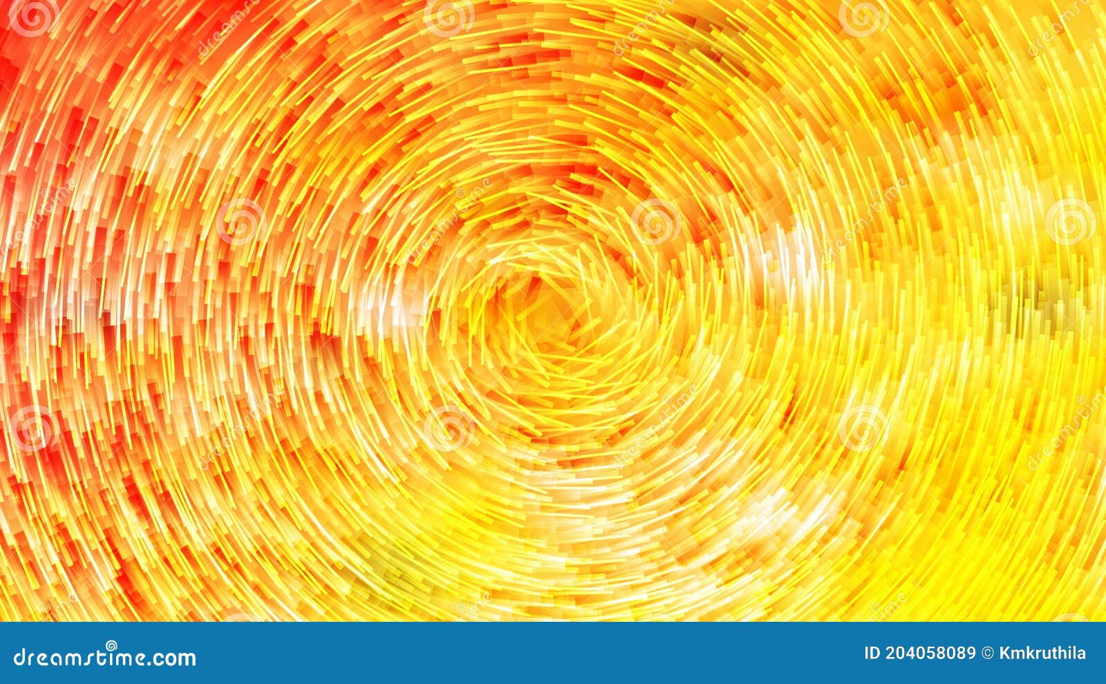 Abstract Red and Yellow Circular Lines Background Vector Stock ...