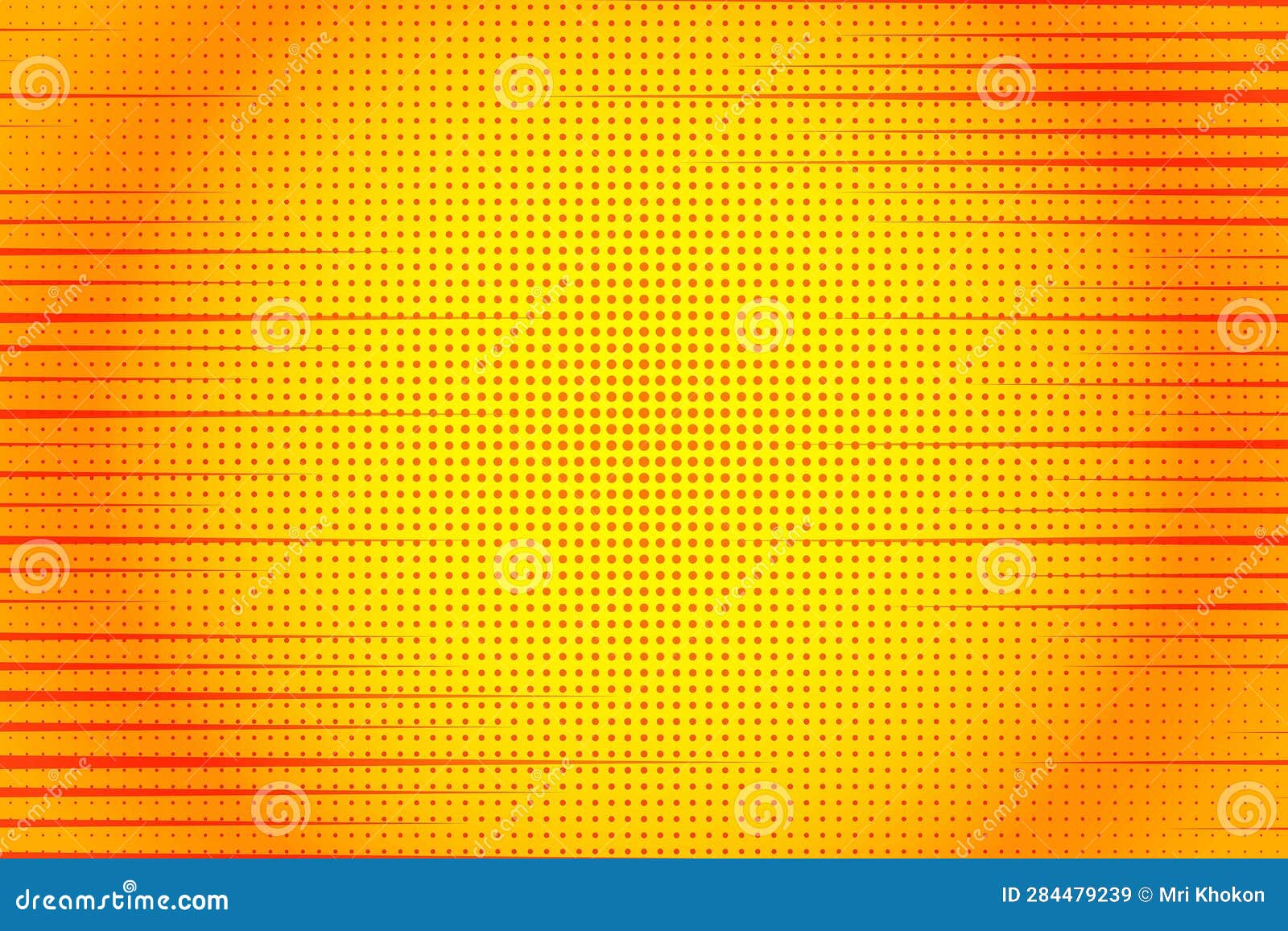 Abstract Red Yellow Comic Zoom Background Stock Vector - Illustration ...