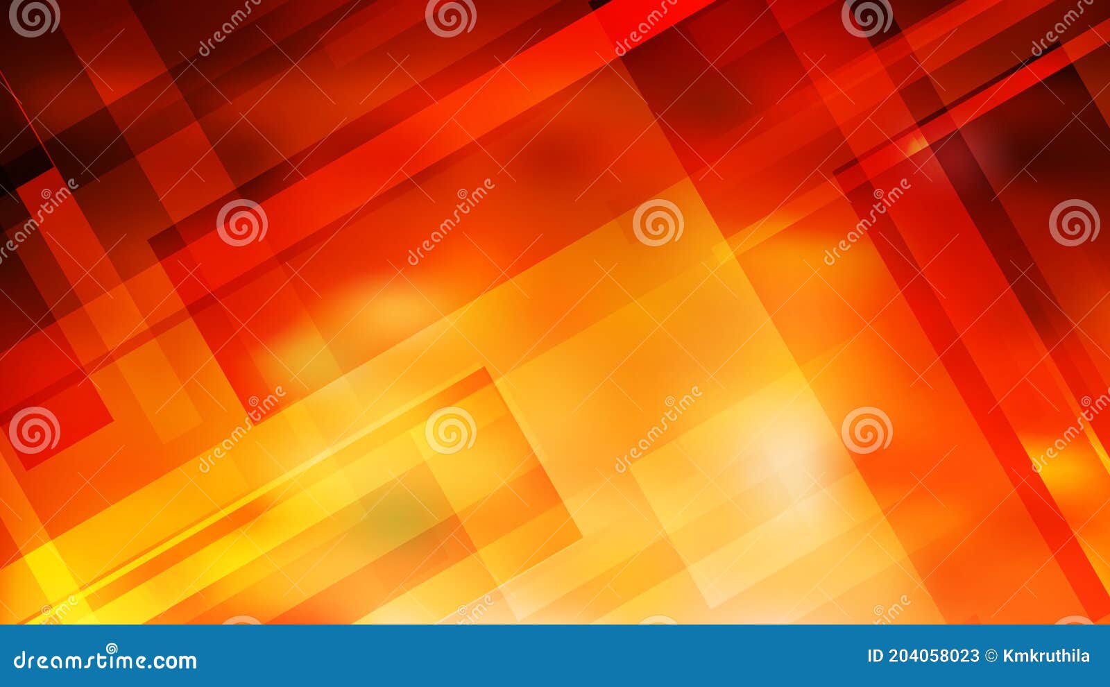 Abstract Red and Yellow Geometric Shapes Background Vector Image Stock ...