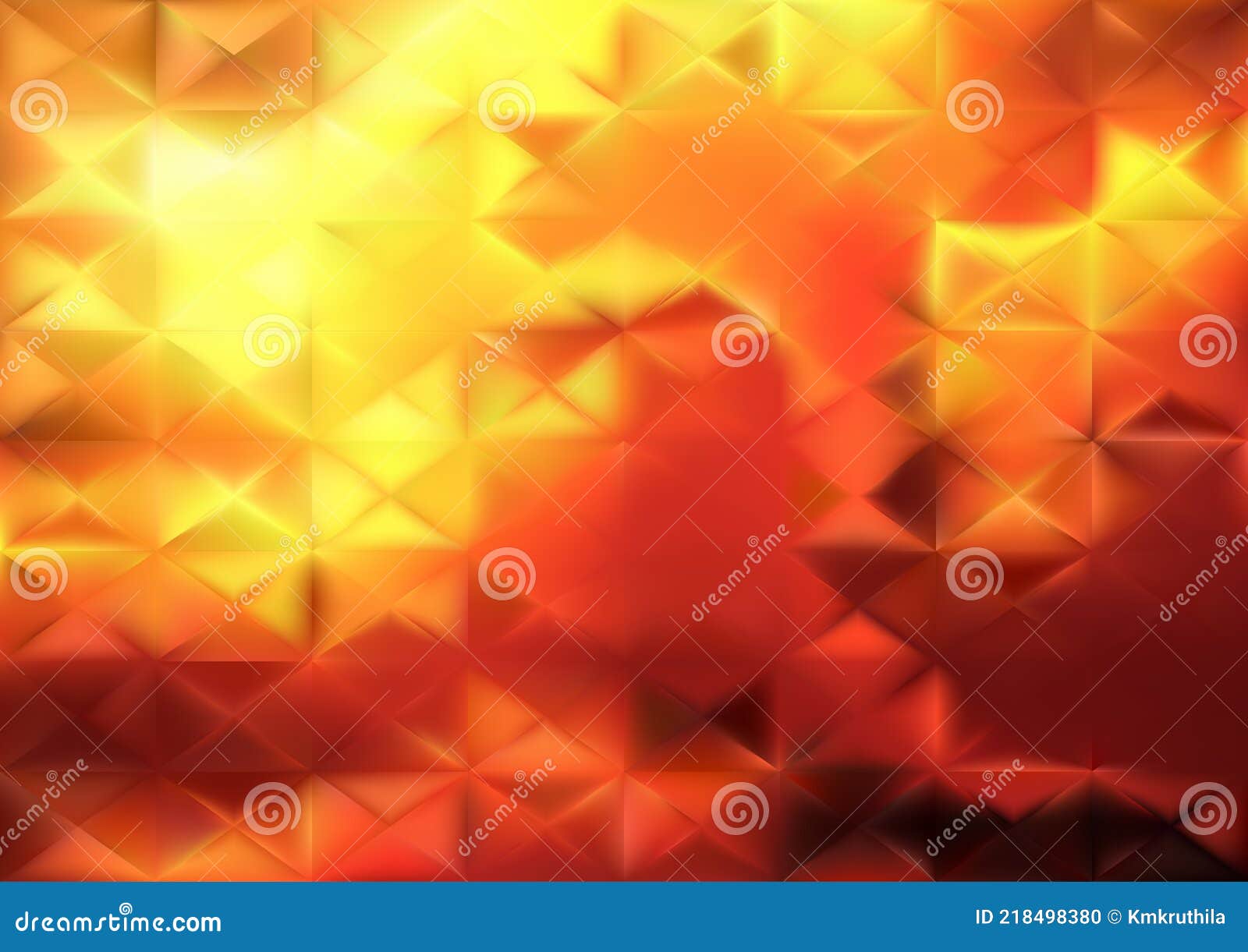 Abstract Red and Yellow Geometric Triangle Pattern Background Graphic ...