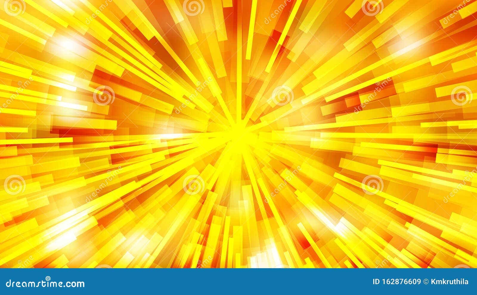 Abstract Red and Yellow Light Burst Background Design Stock Vector ...