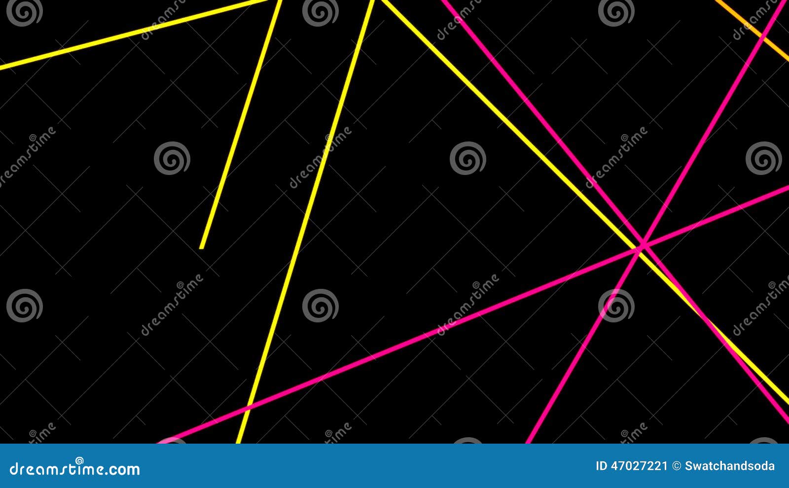 Abstract Red and Yellow Line Loop with Alpha Stock Video - Video of ...