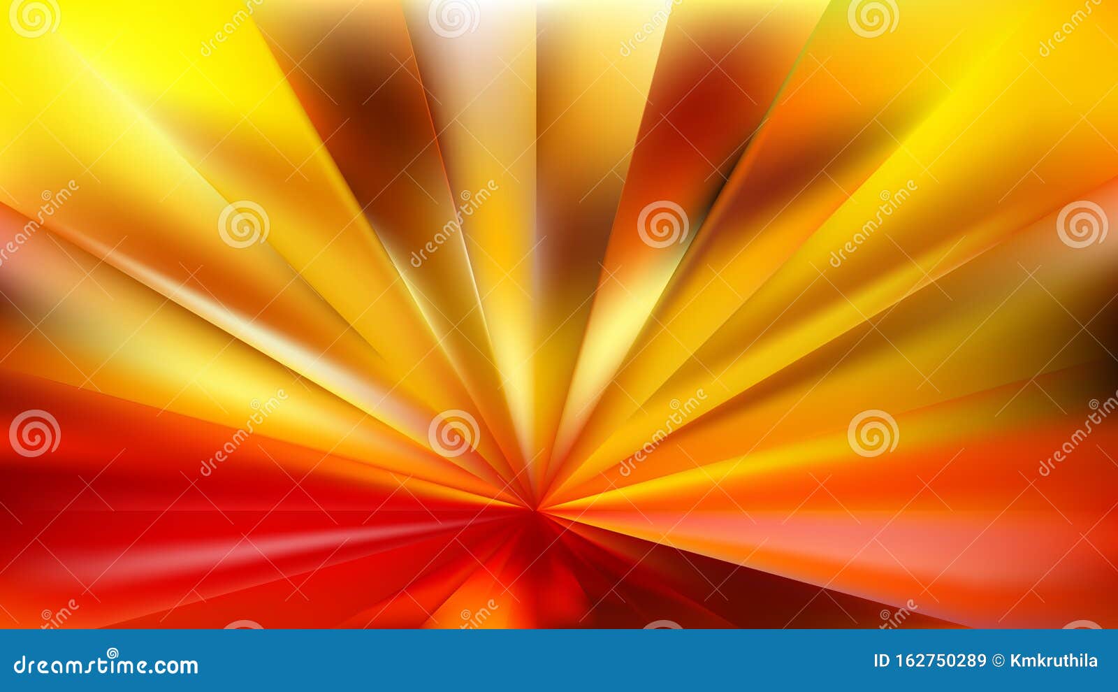 Abstract Red and Yellow Radial Background Vector Image Stock Vector ...