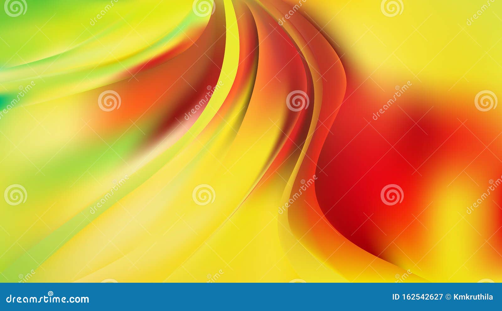 Abstract Red and Yellow Shiny Wave Background Vector Illustration Stock ...
