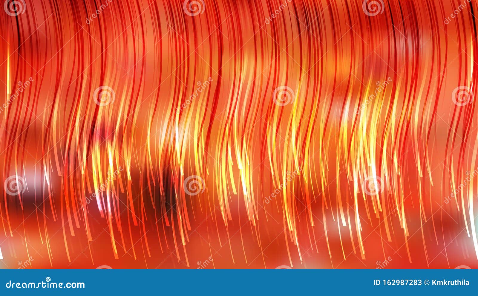 Abstract Red and Yellow Vertical Wavy Lines Background Design Stock ...