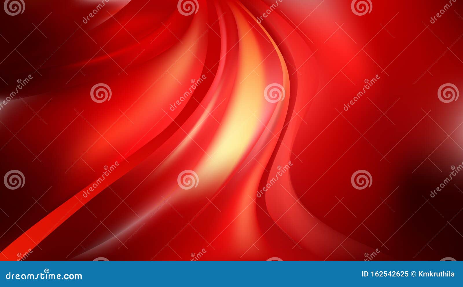 Abstract Red and Yellow Wave Background Stock Vector - Illustration of ...