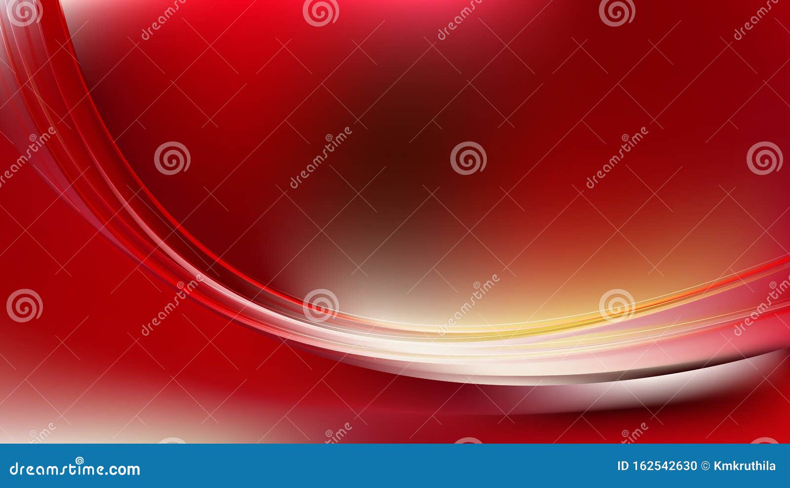 Abstract Red and Yellow Wave Background Template Illustrator Stock ...