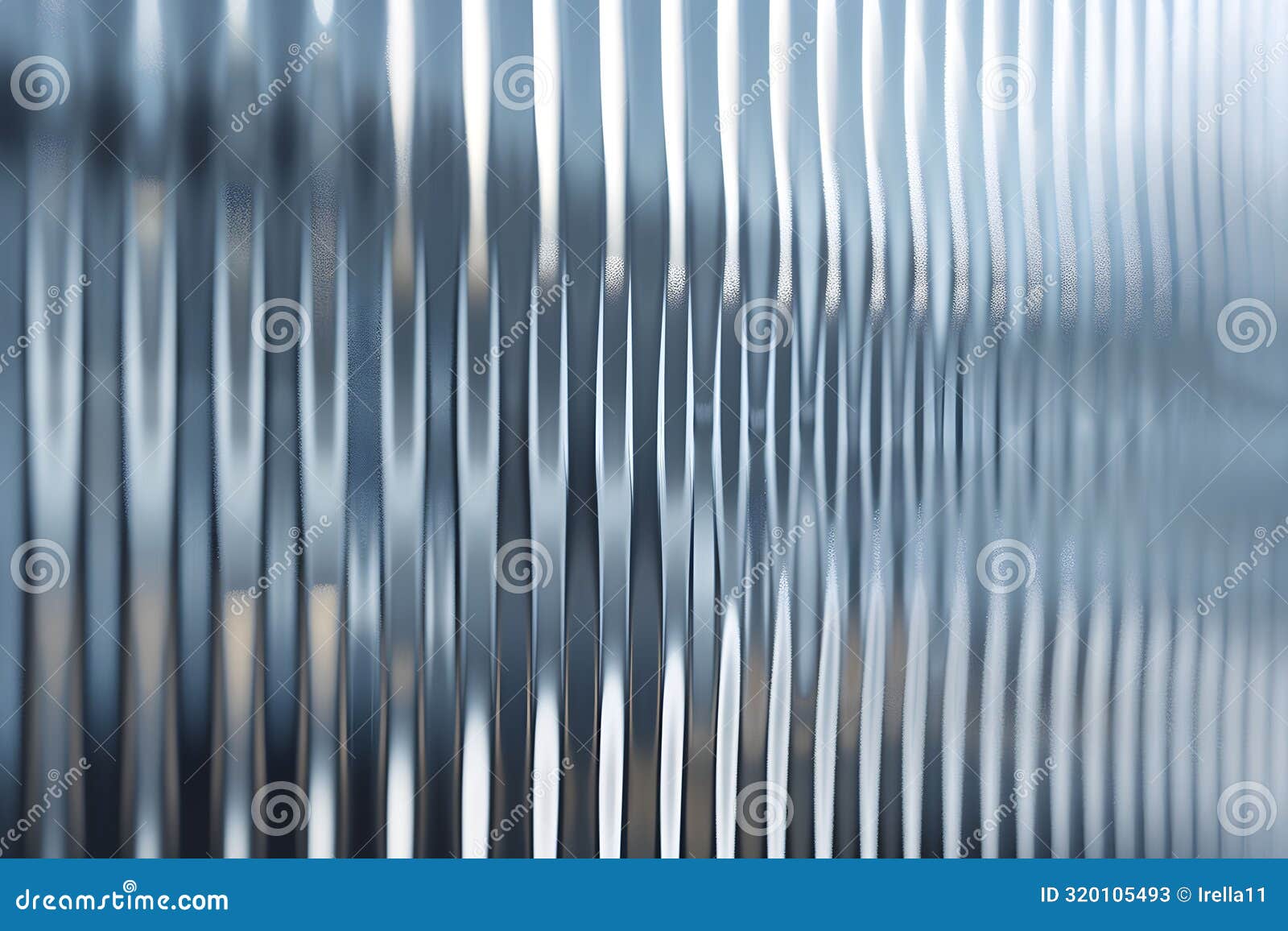 Abstract Reeded Glass Effect Background. Blurred Grey Backdrop. Stock ...