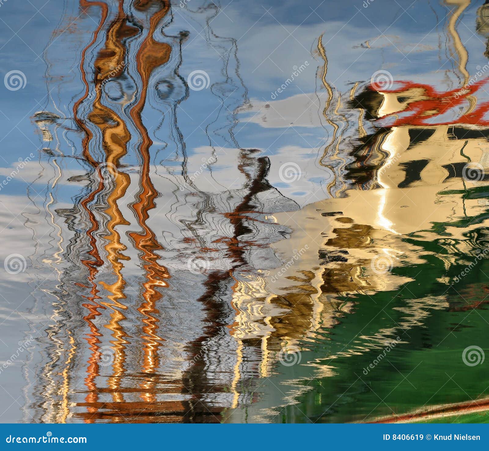 Abstract reflection stock image. Image of impressionistic - 8406619