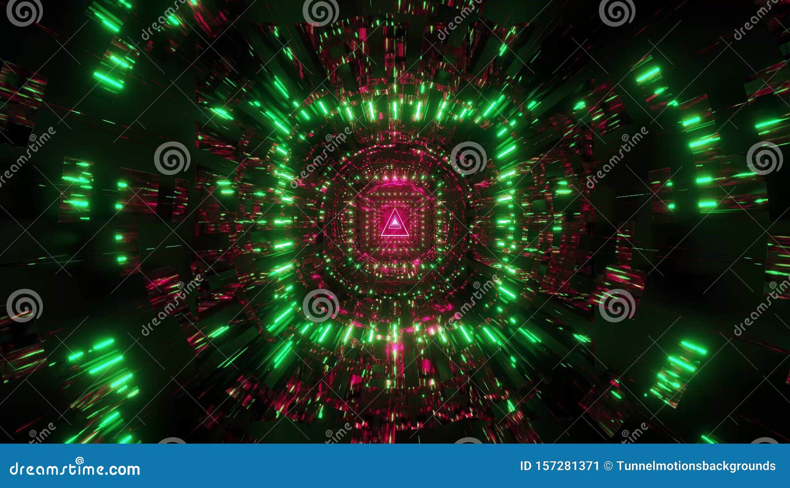 Abstract Reflection Background with Red Tringle Wireframe Design 3d ...