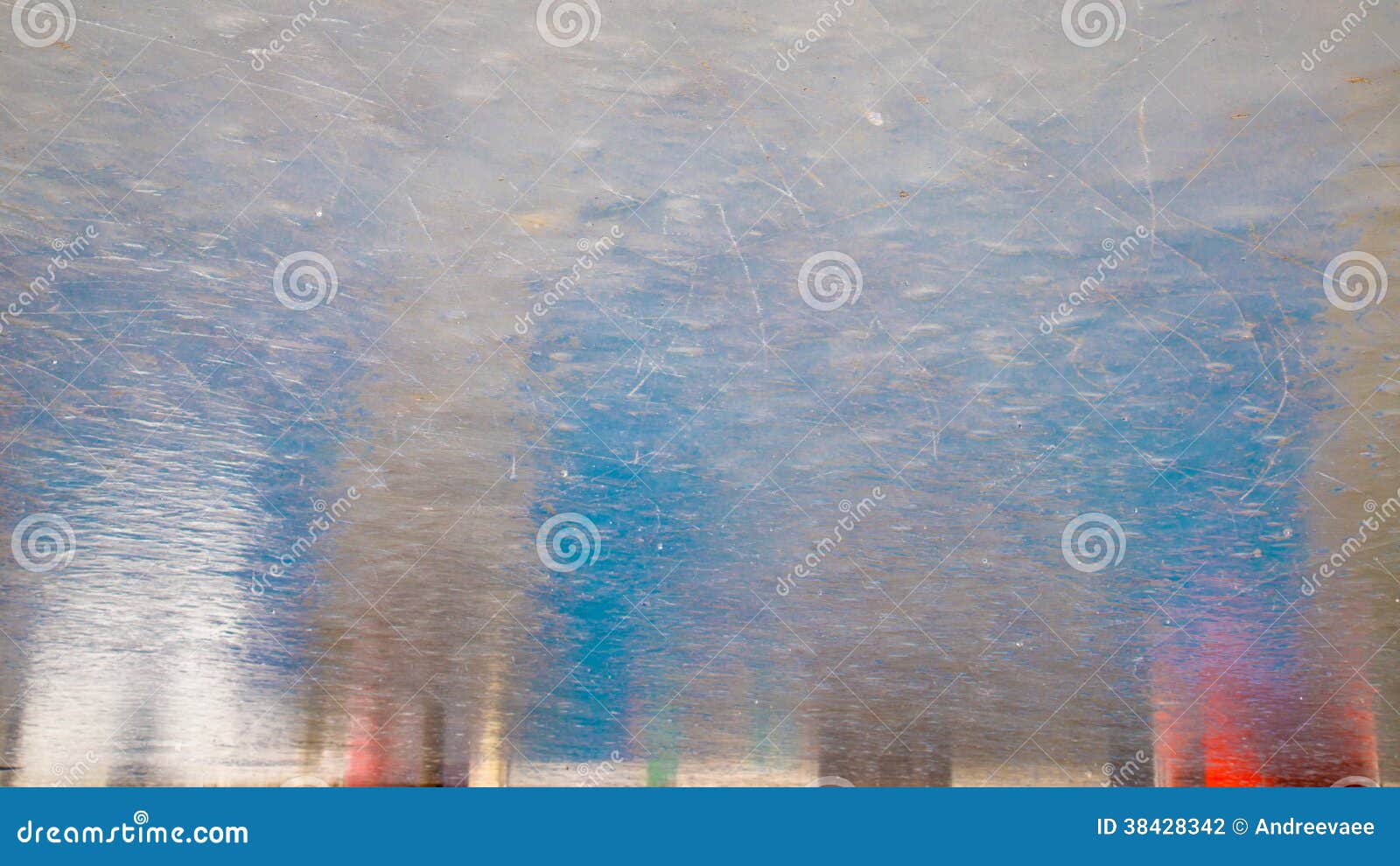 Abstract Reflection in the Ice Stock Photo - Image of luminosity ...