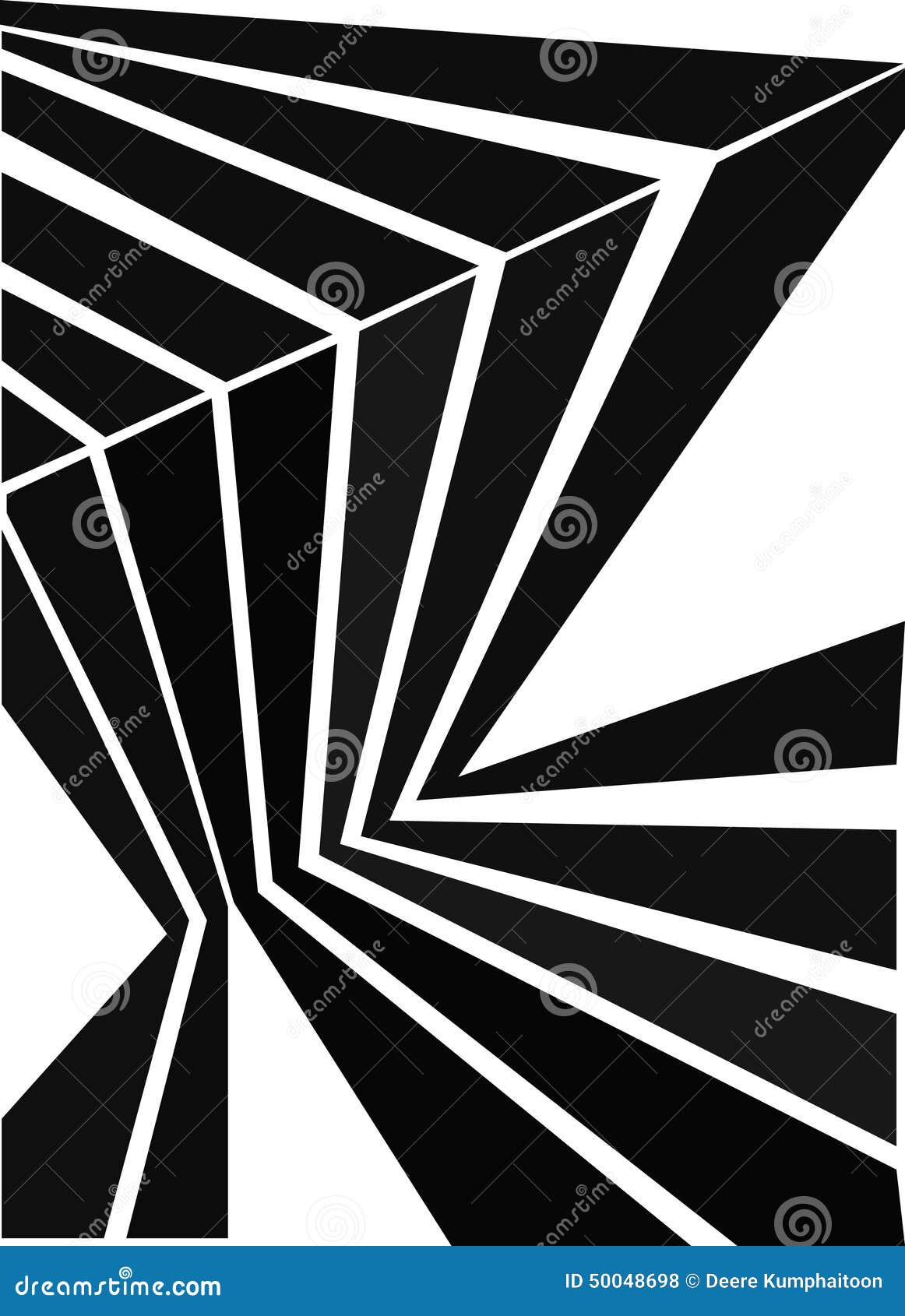 Abstract Reflection Isolated Background. Vector Illustration Stock ...