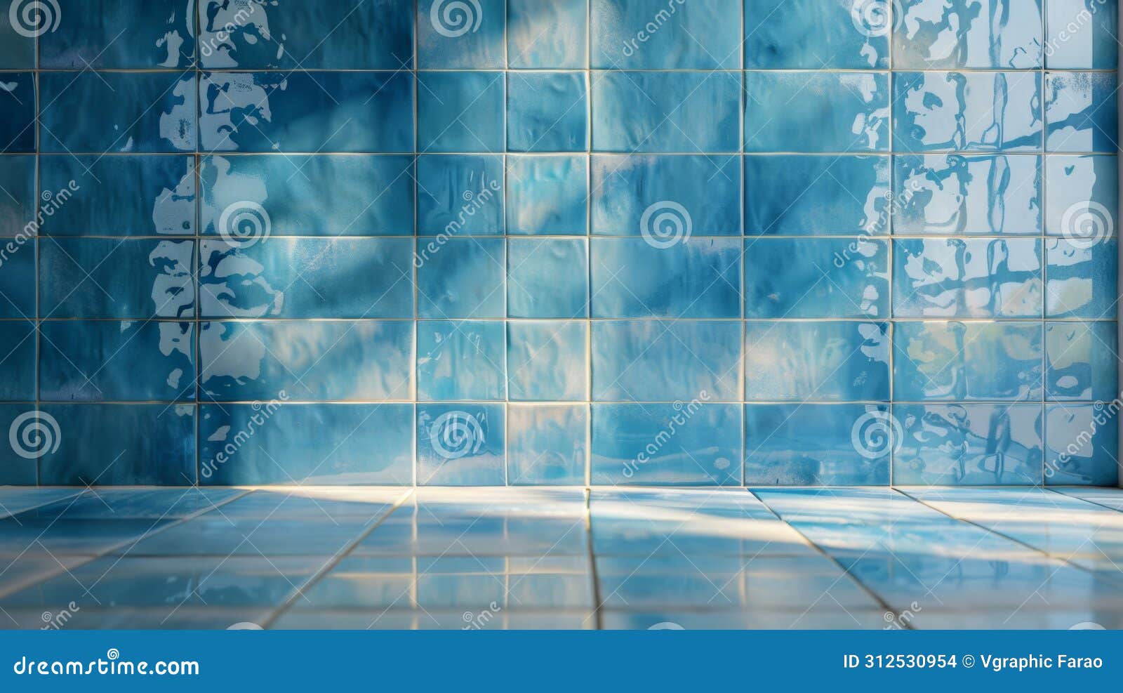 Abstract Reflection on Tiles Stock Photo - Image of urban, ceramic ...
