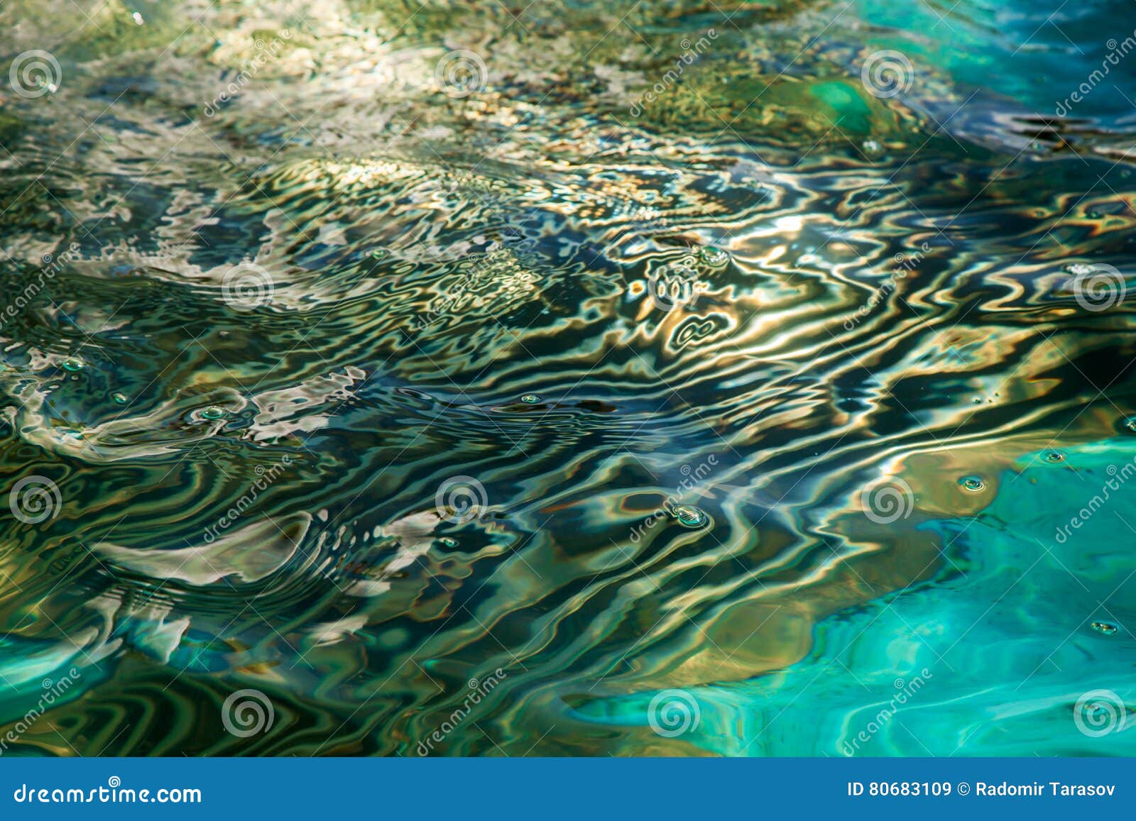 Abstract Reflection in Water Stock Image - Image of beautiful, liquid ...