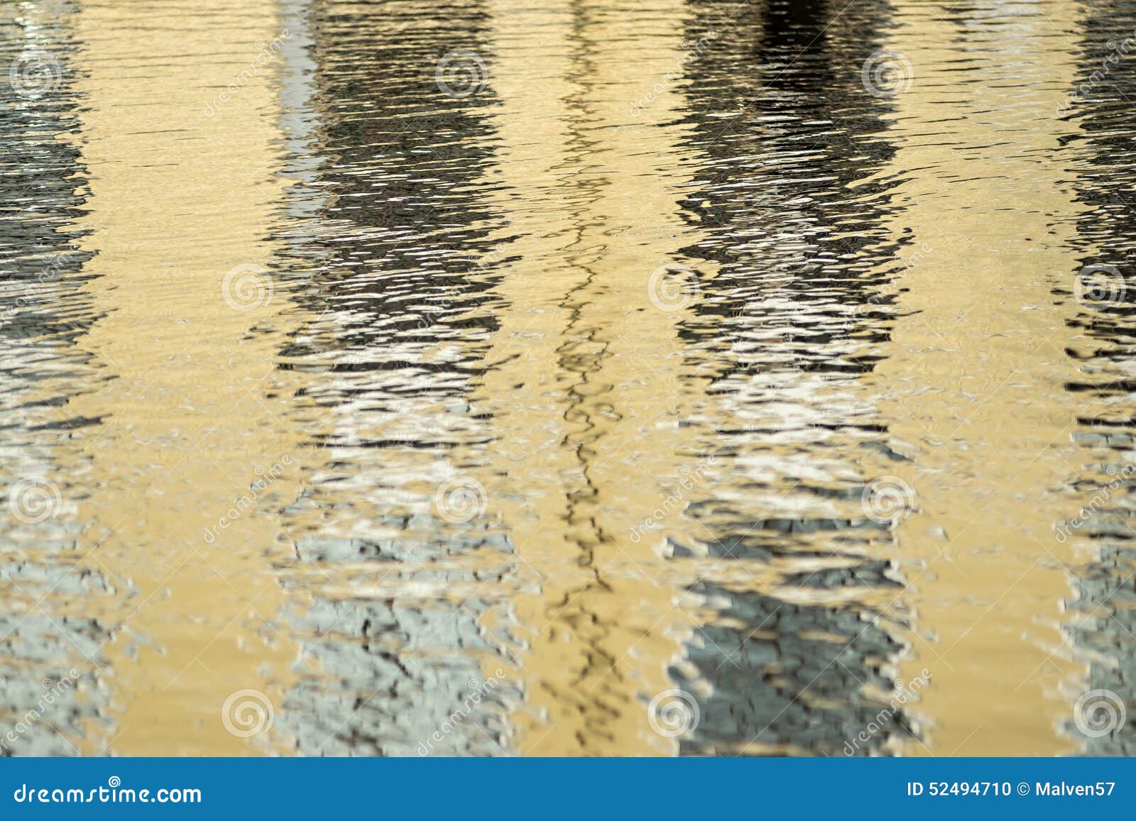 Abstract Reflection in Water with Ripples Stock Photo - Image of water ...