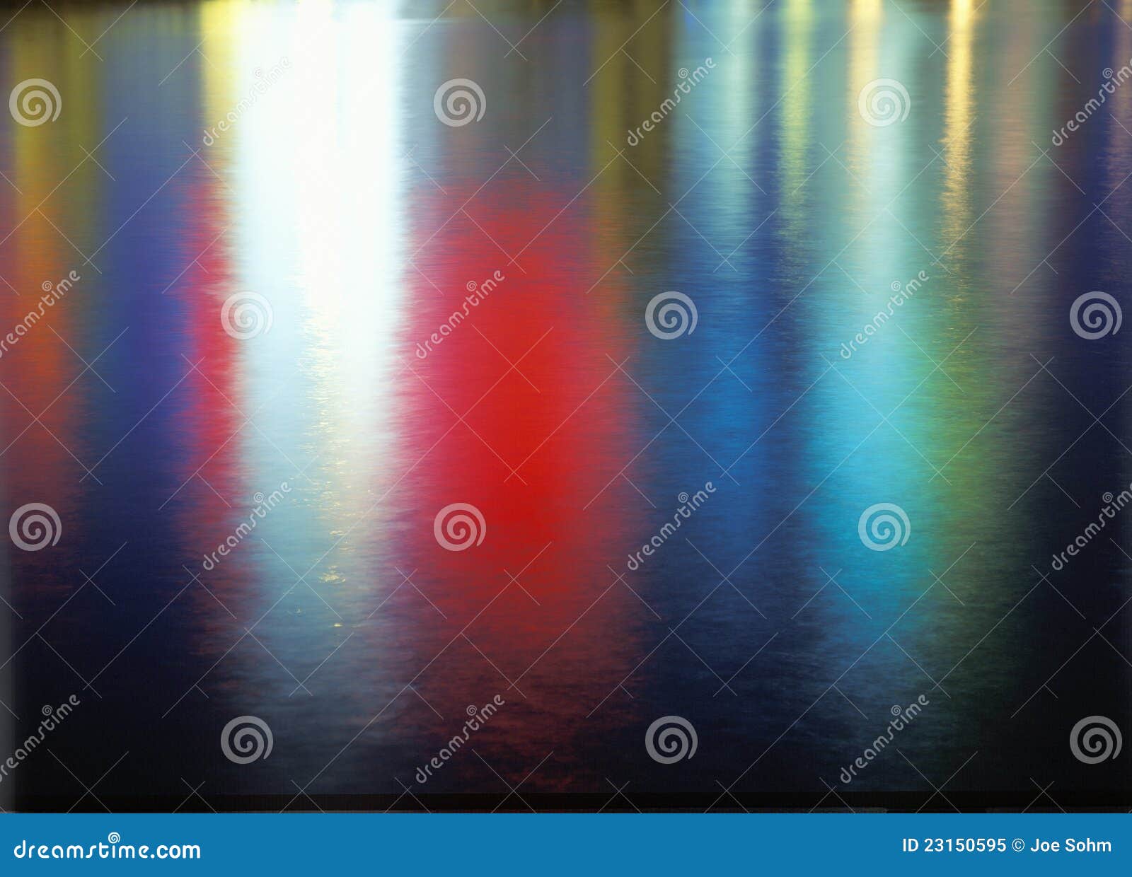 Abstract Reflections of Color on Water Stock Image - Image of colour ...
