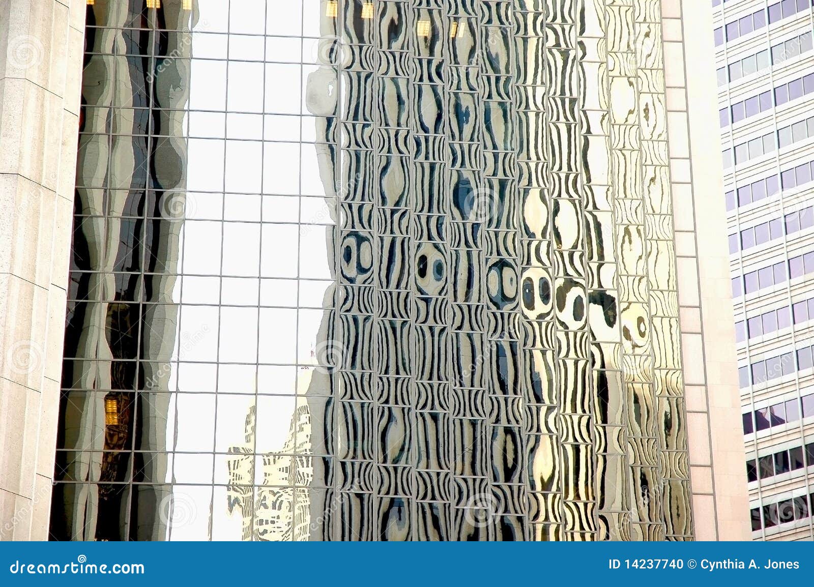 Abstract Reflections of Office Building Stock Photo - Image of glass ...