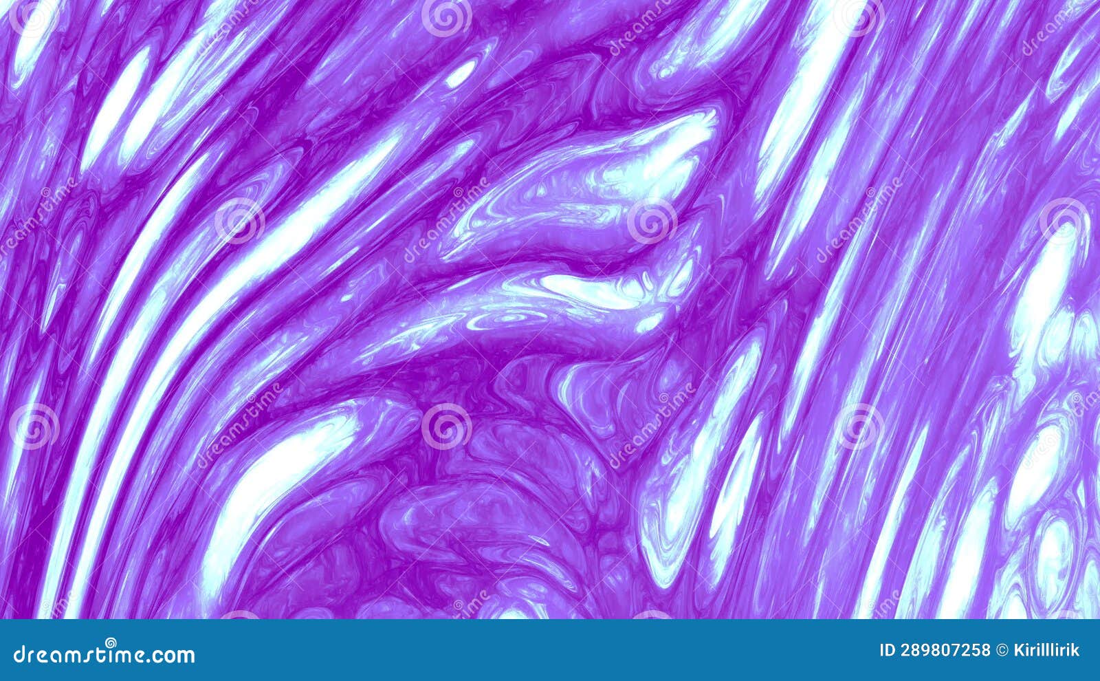 Abstract Reflective Blue and Purple Fluid Loop Animated Background ...