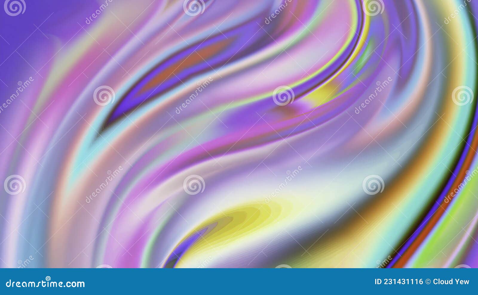 Abstract Reflective Purple Wavy Abstract Background Stock Illustration ...