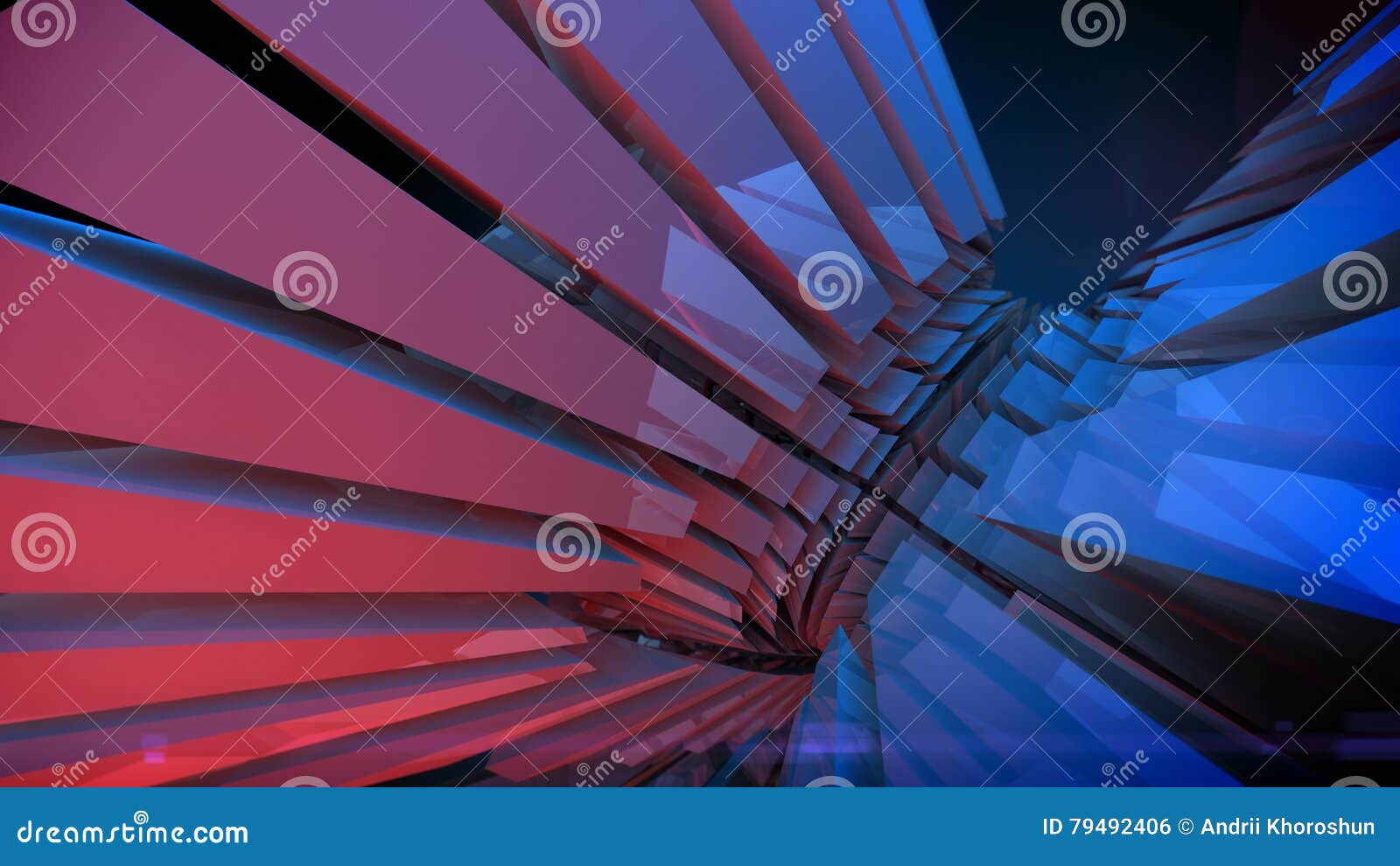 Abstract Reflective Shiny Plastic Shape 3d Rendering Stock Photo ...