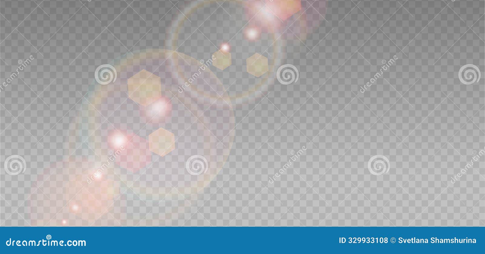 Abstract Refraction Glow and Bokeh Effect. Warm Crystal Light Leak ...