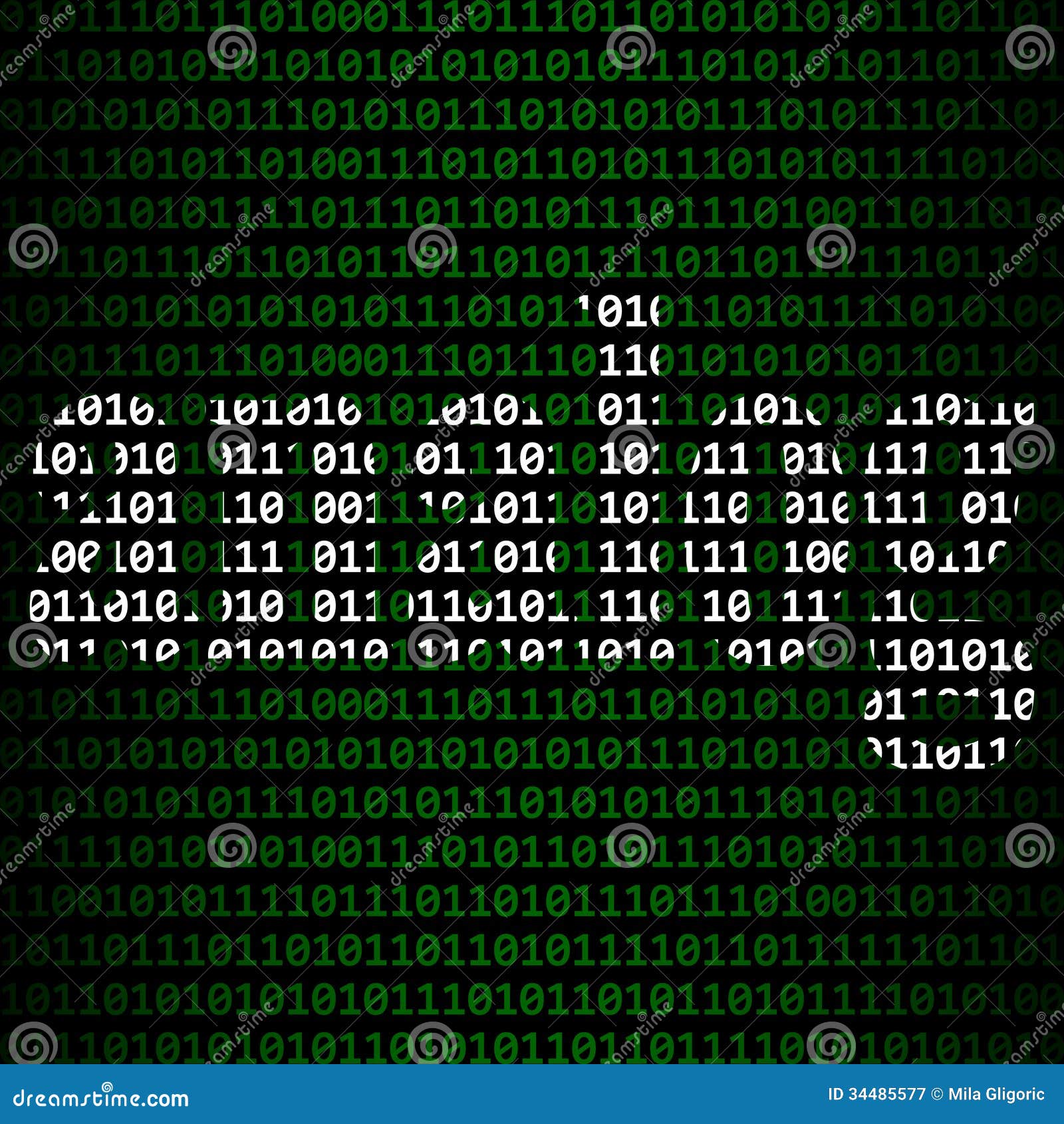 Abstract Relationship between Digital and Analog Stock Vector ...