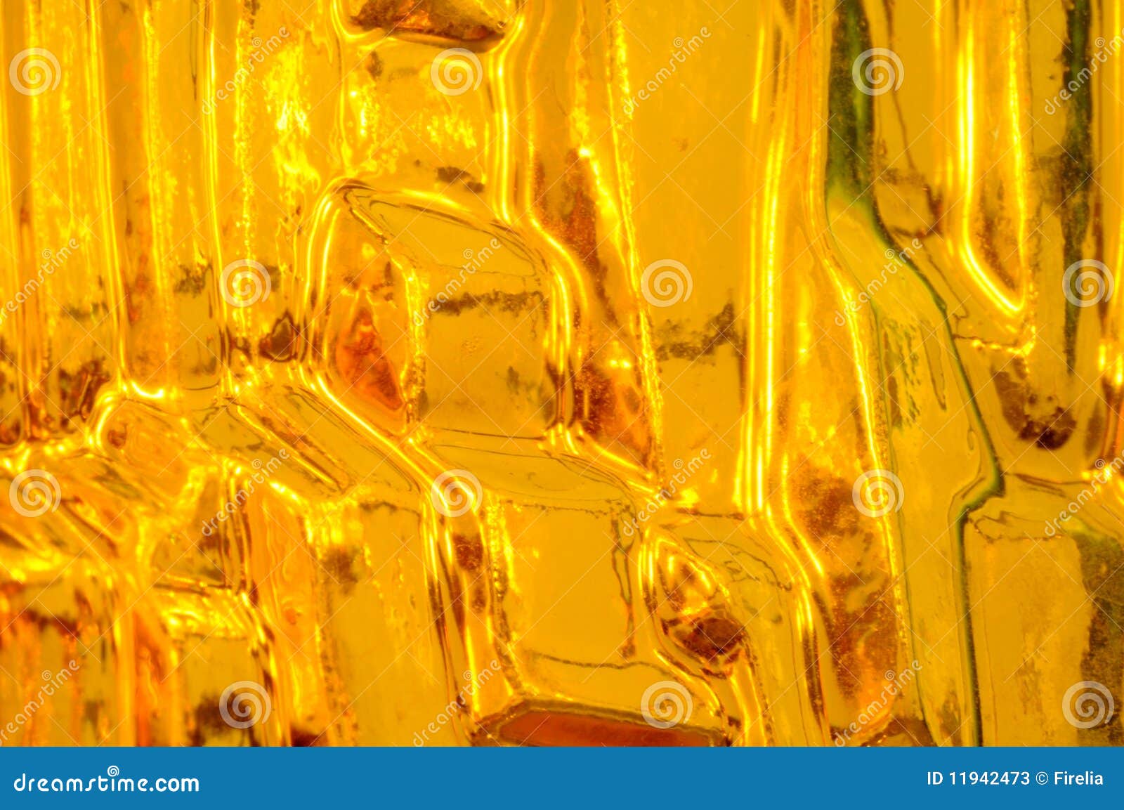 Abstract Relief Yellow Glass Stock Image - Image of skew, antisymmetric ...