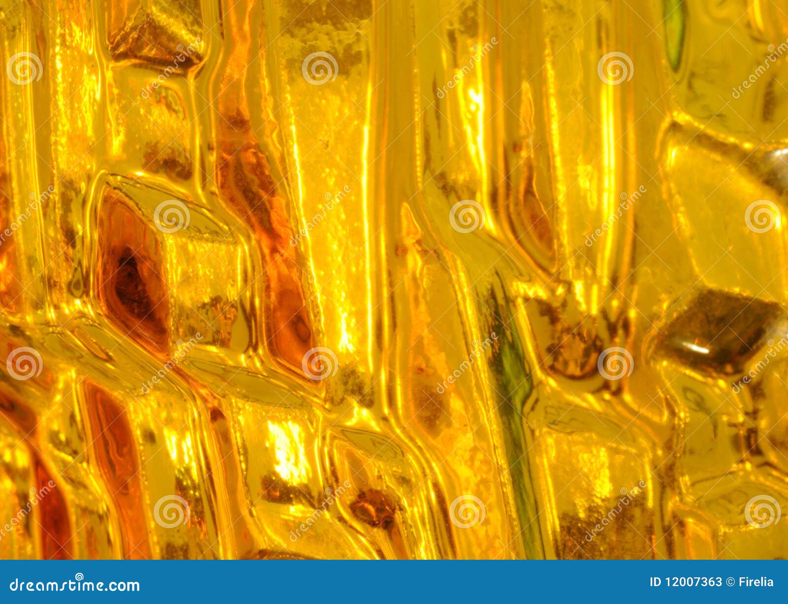 Abstract Relief Yellow Glass Stock Image - Image of dissymetric, orange ...