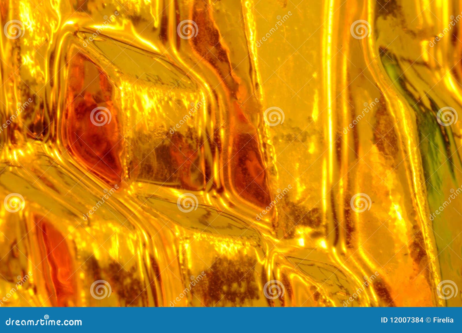 Abstract Relief Yellow Glass Stock Photo - Image of textural ...