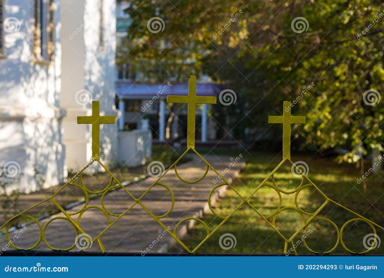 Abstract Religious Background with Selective Focus Stock Image - Image ...