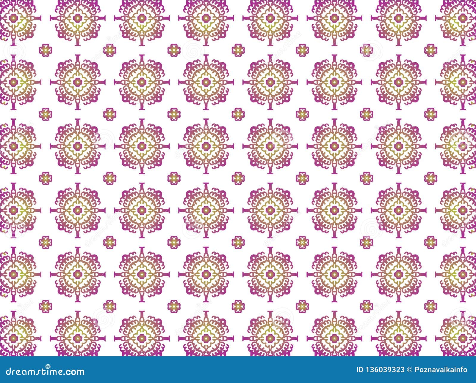 Abstract Repeat Backdrop with Lace Floral Ornament. Seamless Design for ...