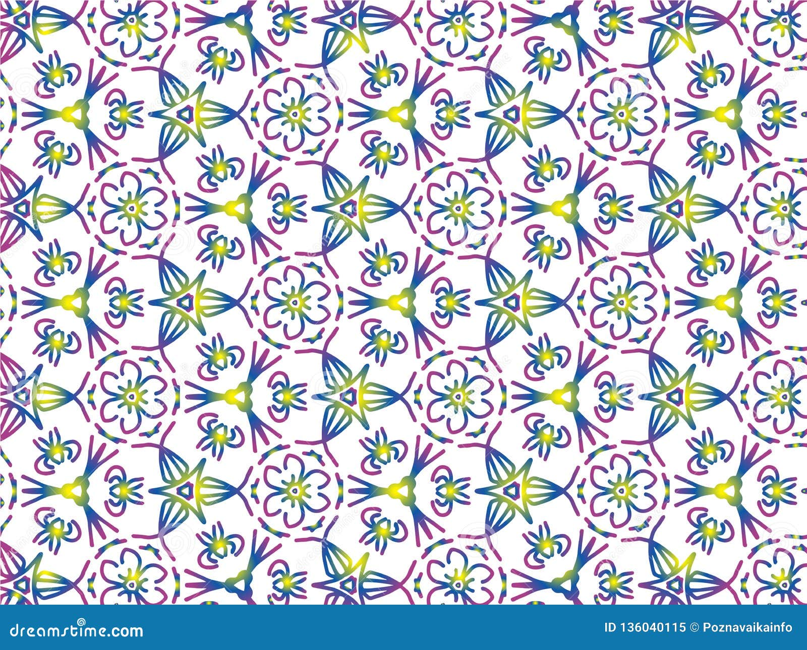 Abstract Repeat Backdrop with Lace Floral Ornament. Seamless Design for ...