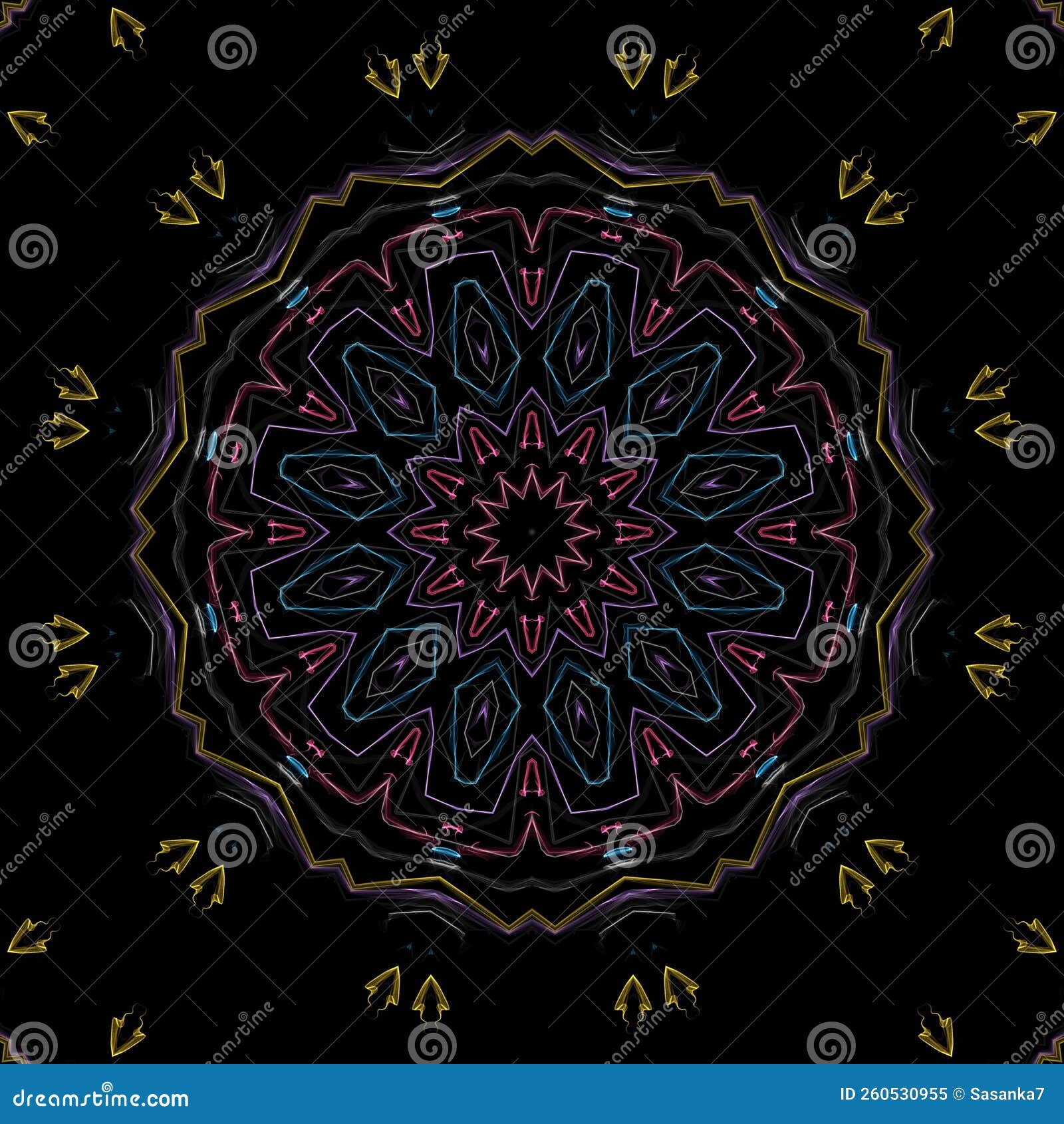 Abstract Repeating Background Stock Illustration - Illustration of font ...