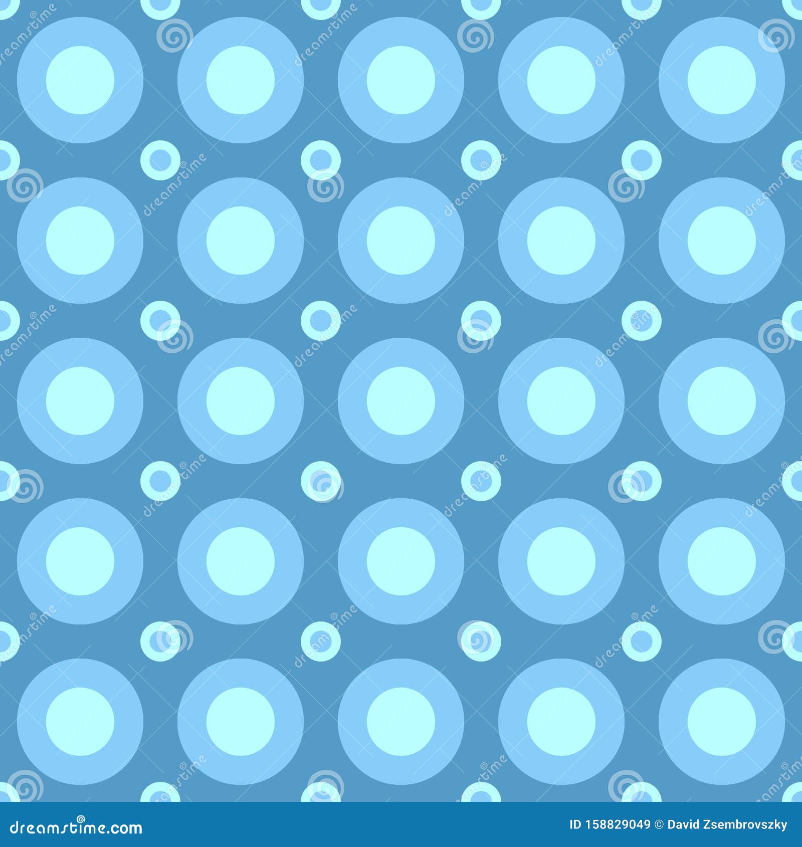 Abstract Repeating Circle Pattern Background Design Stock Vector ...