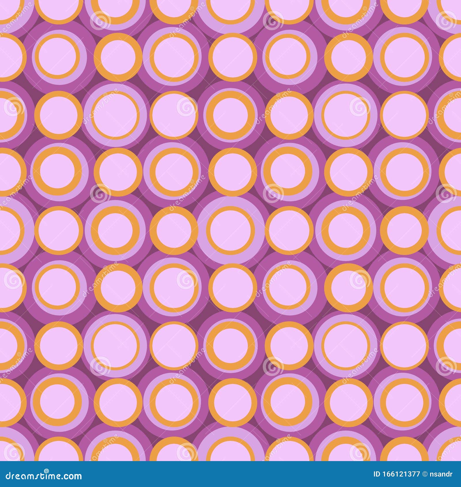 Abstract Repeating Circles. Vector Spotty Seamless Pattern Stock Vector ...